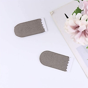 XJXJ 10pcs Screen Touch Finger Sleeve Breathable Anti-Sweat Finger Protector Game Finger Cover Finger Cot for Mobile Phone fingerless work gloves