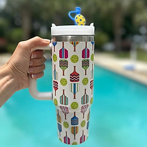 born to rally Pickleball Tumbler- 30oz (Multi)