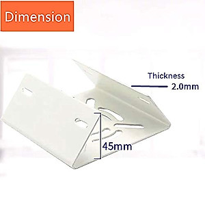 BeElion 2-Set Universal Vertical Pole Mount Adapter with 4 Loops(Φ100mm), Wall Mounting Bracket for CCTV Security Camera PTZ Dome Vertical Pole Mounting Bracket