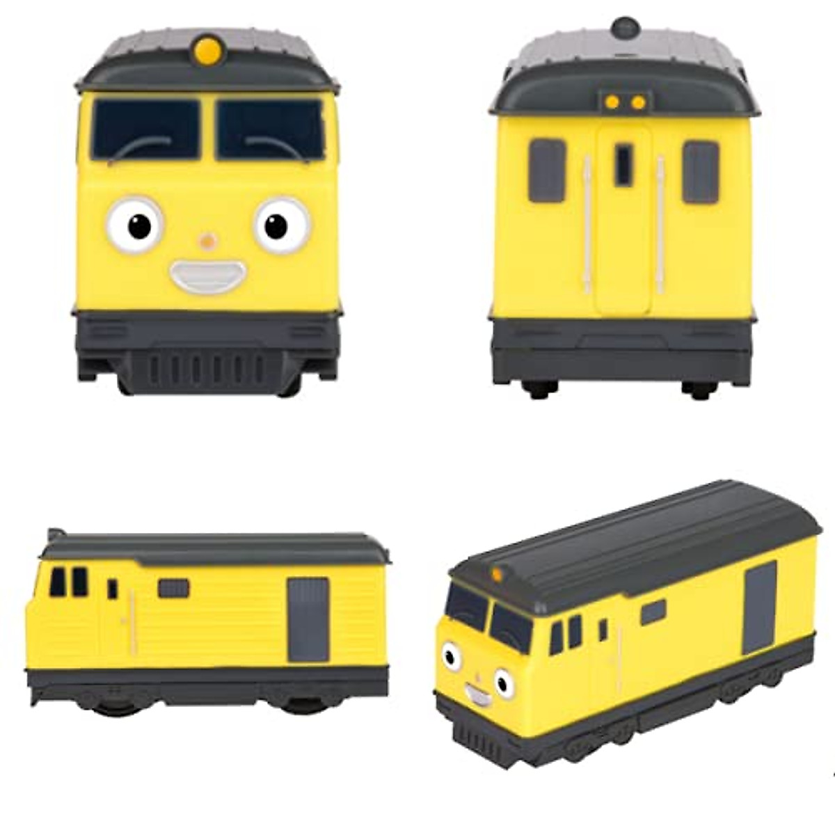 Pull Back Car Train Toy - Titipo and Friends 3 Vehicles Set Christmas Birthday Gifts for Kids and Toddlers Boys and Girls 3 Years and Up (No. 2 Loco, Eric, Xingxing)