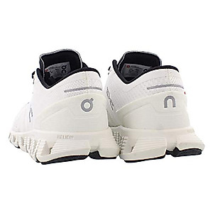 On Women's Cloud X Sneakers, White/Black, 9 Medium US