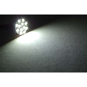 Dream lighting 12V DC LED 1.9 Watt G4 Bulb / JC10 Bi-Pin 20W Halogen Replacement for Auto, Trailer, Car, Boat Interior Kitchen Under Cabinet Lamp, Spotlight, Dimmable Cool White, Pack of 6