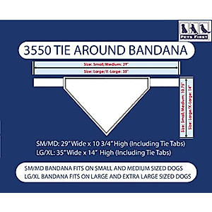 Pets First MLB Atlanta Braves TIE Bandana, Large/X-Large. Dog Bandana Scarf Bib for Pet Cat Dog. The Ultimate Game-Day, Party Bandanna (BRV-3550) (BRV-3550-L-XL)