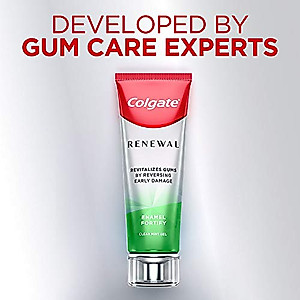 Colgate Renewal Gum Toothpaste, Enamel Fortify - Clean Mint Gel Formula (3 ounce)