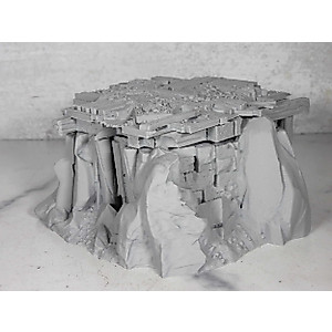 3D Printed Miniature: Badland Orc House #1 by GameScape3D