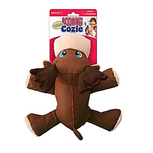 KONG - Cozie Ultra Max Moose - Squeaky Plush Dog Toy with Reinforced Seams - for Large Dogs