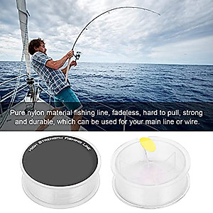 Velaurs Fishing Tackle, Lightweight Nylon Material Fishing Line Super Flexible Stretch Durable for Fishing(2.5)