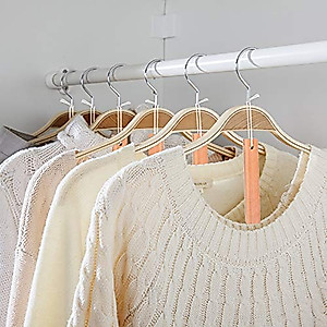 ACMETOP Aromatic Cedar Blocks for Clothes Storage, 100% Natural Cedar Balls Hangers Clothes Protector, Storage Accessories Closets & Drawers (60Pack)