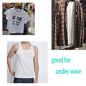 Pure Organic Cotton White Fabirc by The Yard Light Knitted Jersey Fabric, Very Soft Good for T-Shirt, Bed Sheet or Underware Vest Baby's Cloth Dust Cover Cloth DIY Fabric(2Y)