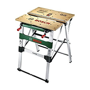 Bosch Work Bench PWB 600 (4 Blade Clamps, Cardboard Box, Max Load Capacity: 200 kg)