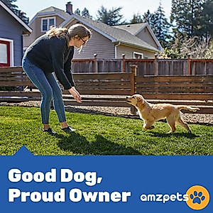 AMZpets Dog Training Set, Puppy Supplies Starter Kit with Dogs Clicker, Treat Pouch Bag, Housetraining Door Bells, Ultrasonic Whistle, for Teaching Pet Commands, Bark Control, and Potty Training