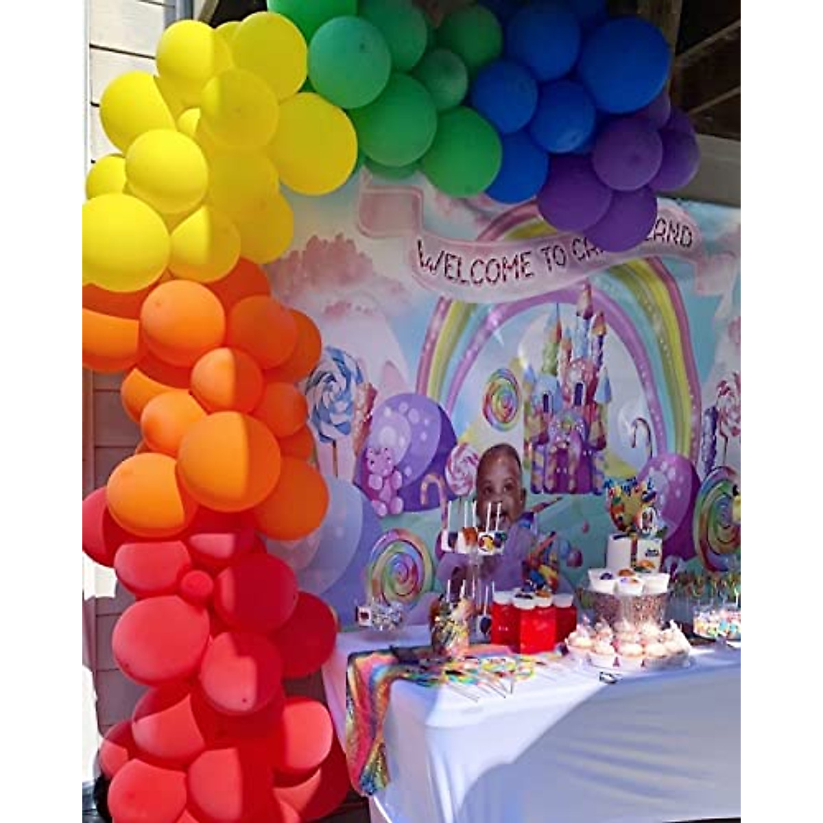 16.3Feet Fiesta Balloons Garland Arch Kit for Mexican Theme Party Rainbow Birthday Birthday Bridal Shower Baby Shower Graduation Party Decorations