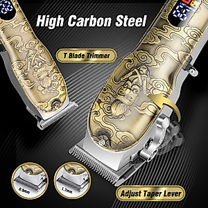 Karrte Men’s Grooming Kit Professional Hair Clippers and Shaver for Men,Electric Razor and Nose Trimmer Set,Gifts for Men