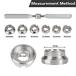 Boaieirsa Watch Case Opener Repair Tool 5537，Special Cover Meter Opener Watch Back RemoverTool for Rolex Tudor