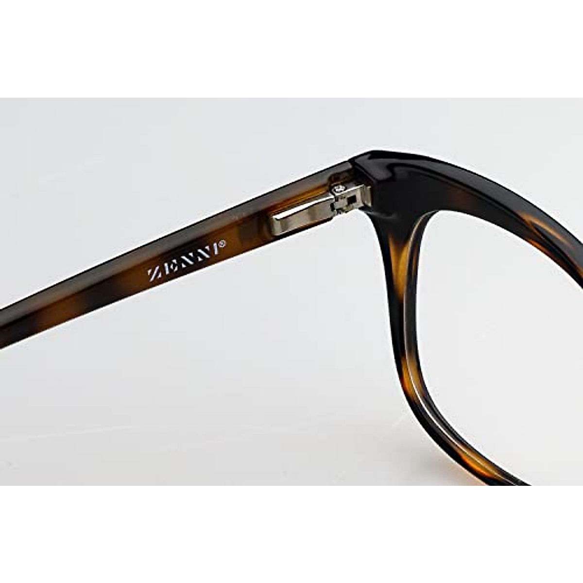 ZENNI Blue Light Blocking Reading Glasses for Women Stylish Cat-Eye Frame smaller lenses Tortoiseshell TR90 Light Eyewear +2.50 Magnification