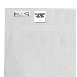 COTTON CRAFT Simplicity Bath Towels Set -7 Pack- 27x52-100% Cotton Bath Towel - Lightweight Absorbent Soft Easy Care Quick Dry Everyday Luxury Hotel Spa Gym Shower Beach Pool Camp Travel Dorm - Multi