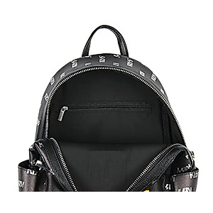 KISS Starchild Demon Spaceman Catman 70s Rock Band Toss Print Mini Backpack