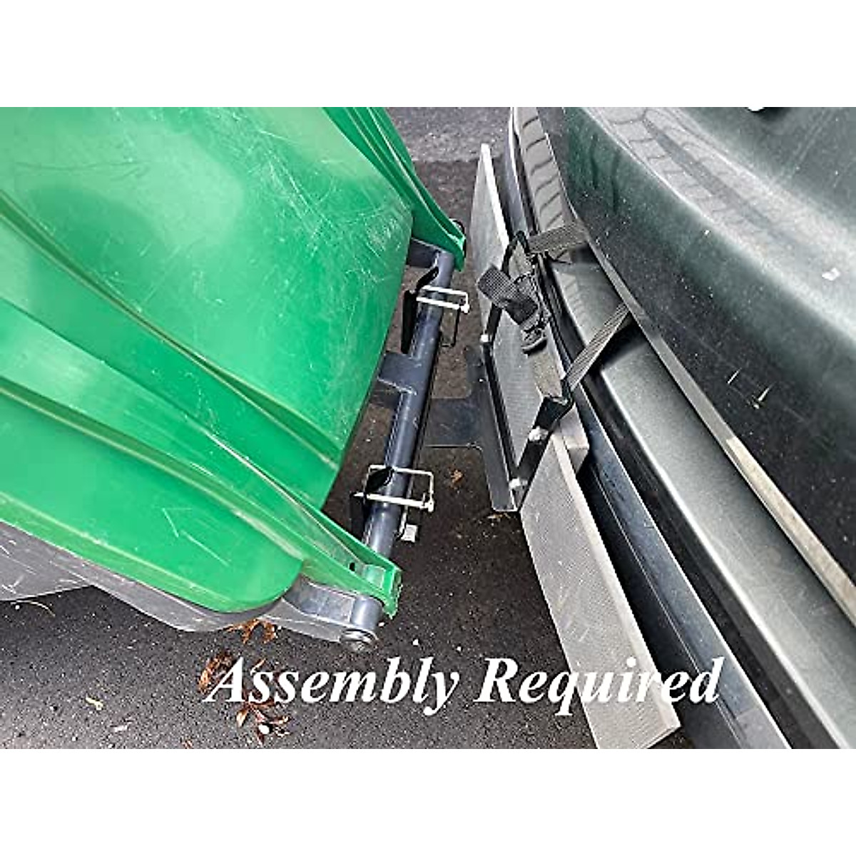 Garbage Commander Bumper Mounted MT Wheeled Trash Can Hauling Hitch