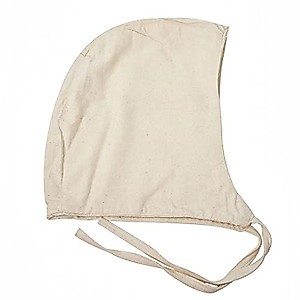Mythrojan MEDIEVAL LIGHT CANVAS CAP: Soft Sturdy 100% Cotton Coif for your Next Costume