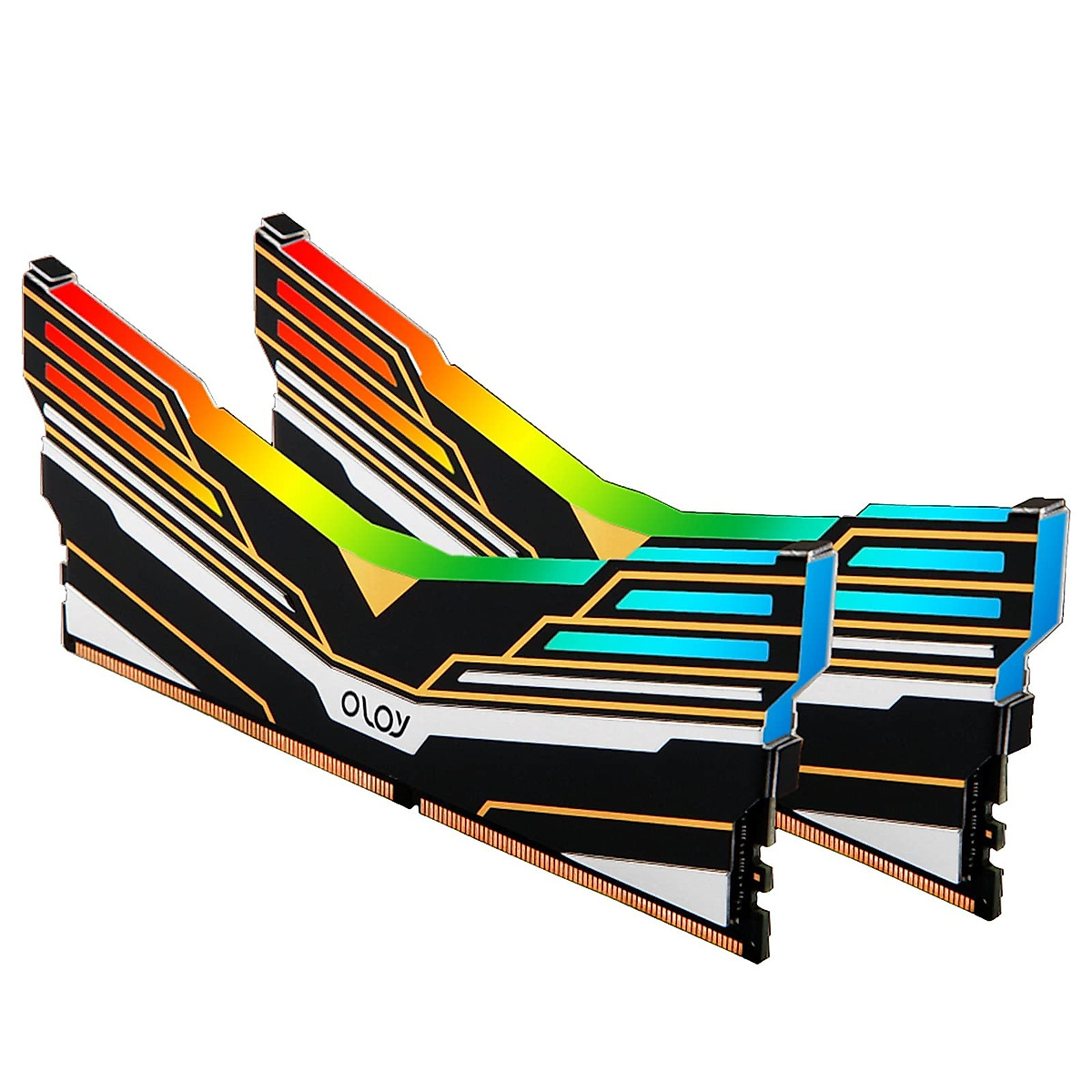 OLOy DDR4 RAM 16GB (2x8GB) Warhawk Aura Sync RGB 3600 MHz CL18 1.35V 288-Pin Desktop Gaming UDIMM (MD4U0836180BE0DA)