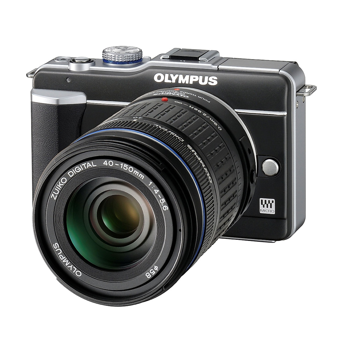 OM SYSTEM OLYMPUS PEN E-PL1 12.3MP Live MOS Micro Four Thirds Mirrorless Digital Camera with 14-42mm f/3.5-5.6 Zuiko Digital Zoom Lens (Champagne Silver)