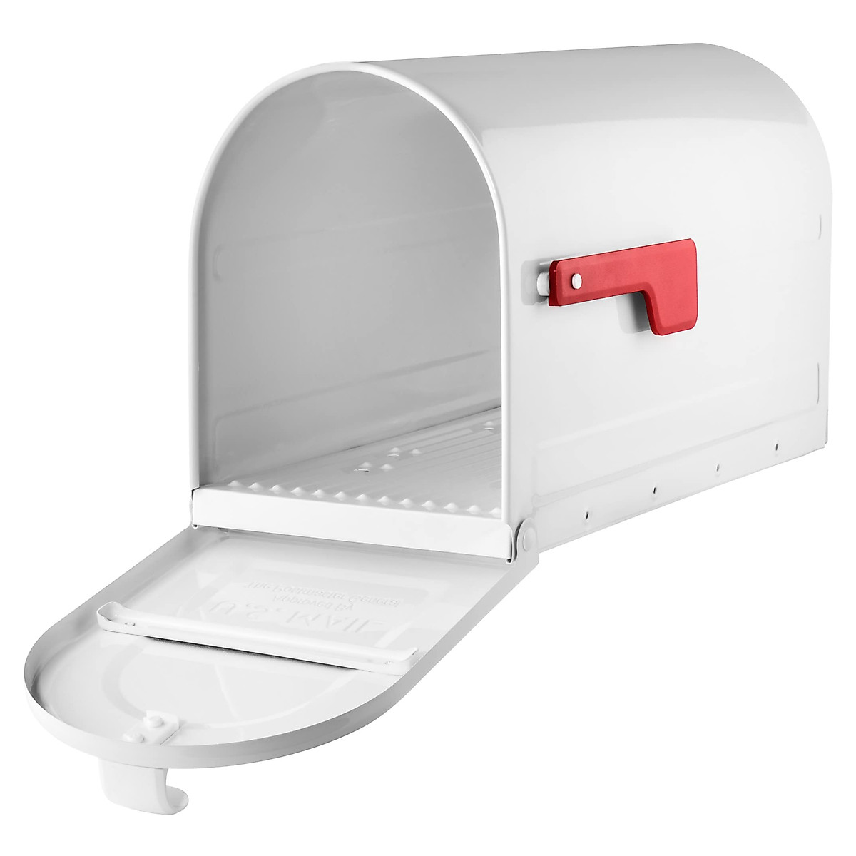Architectural Mailboxes 7900W-10 MB2 Post Mount Mailbox, Large, White