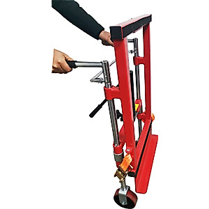 Pake Handling Tools - Premium Hydraulic Furniture Mover Equipment Mover Crate Mover (Set of 2)- Heavy Duty Moving Dolly- 4400 lbs Capacity, 24" L x 16.5" W x 37.75" H, Max. Lift Height 8"