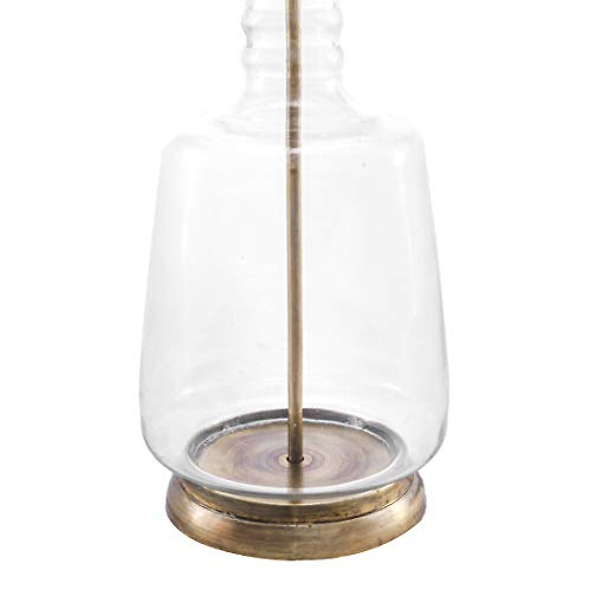 nuLOOM RJT01AA Eagan 24" Glass Table Lamp, Height, Gold