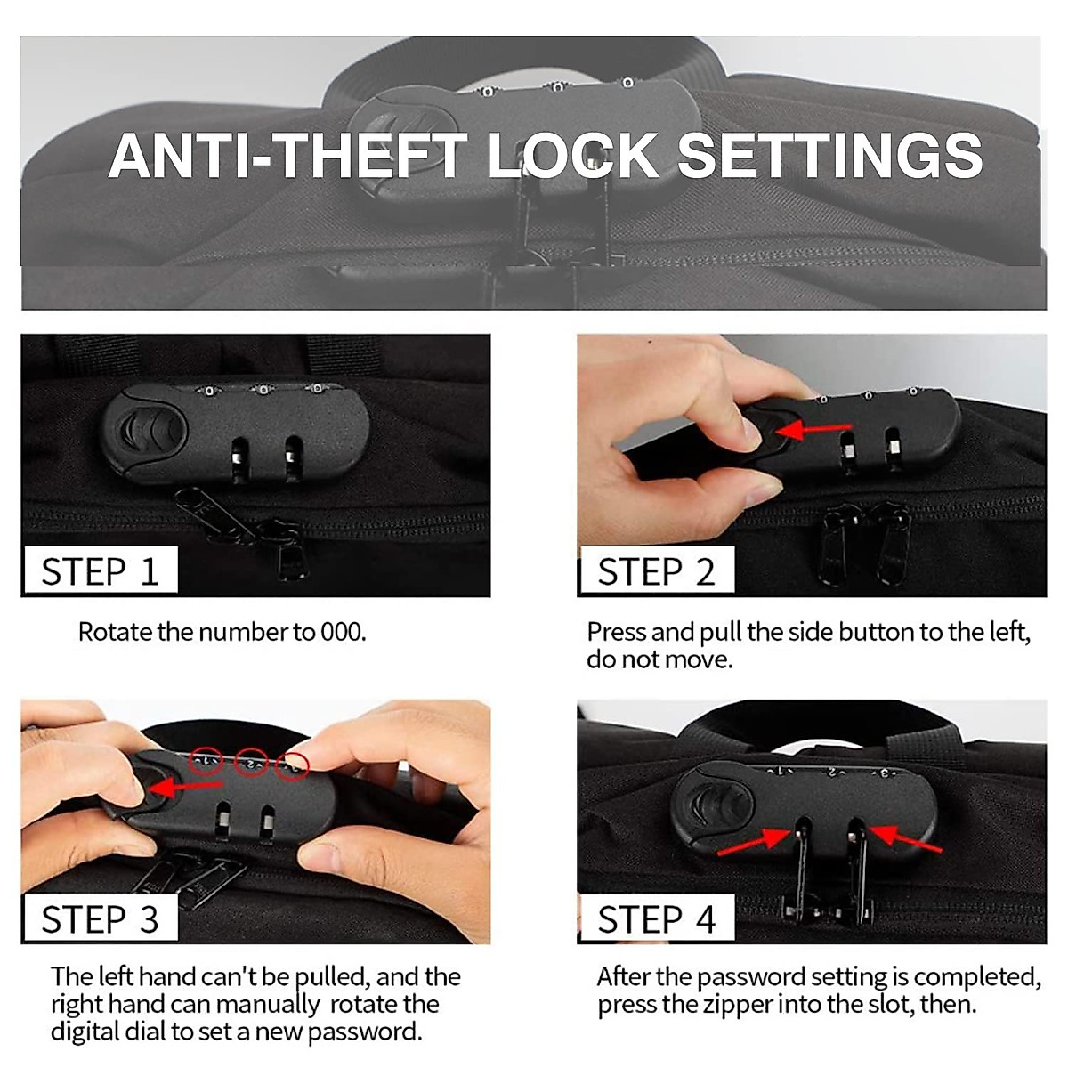 Simbow Skateboard Backpack, Laptop Backpack Rucksack w/ USB Charging Port,Anti-Theft Lock,Water Resistant,Fits up to 15.6-17Inch Laptop, for College School Business Travel Men Boy