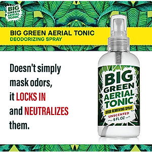Big Green Odor Eliminator Spray Unscented | Removes Smell from Cars, Bathrooms, Homes 6oz