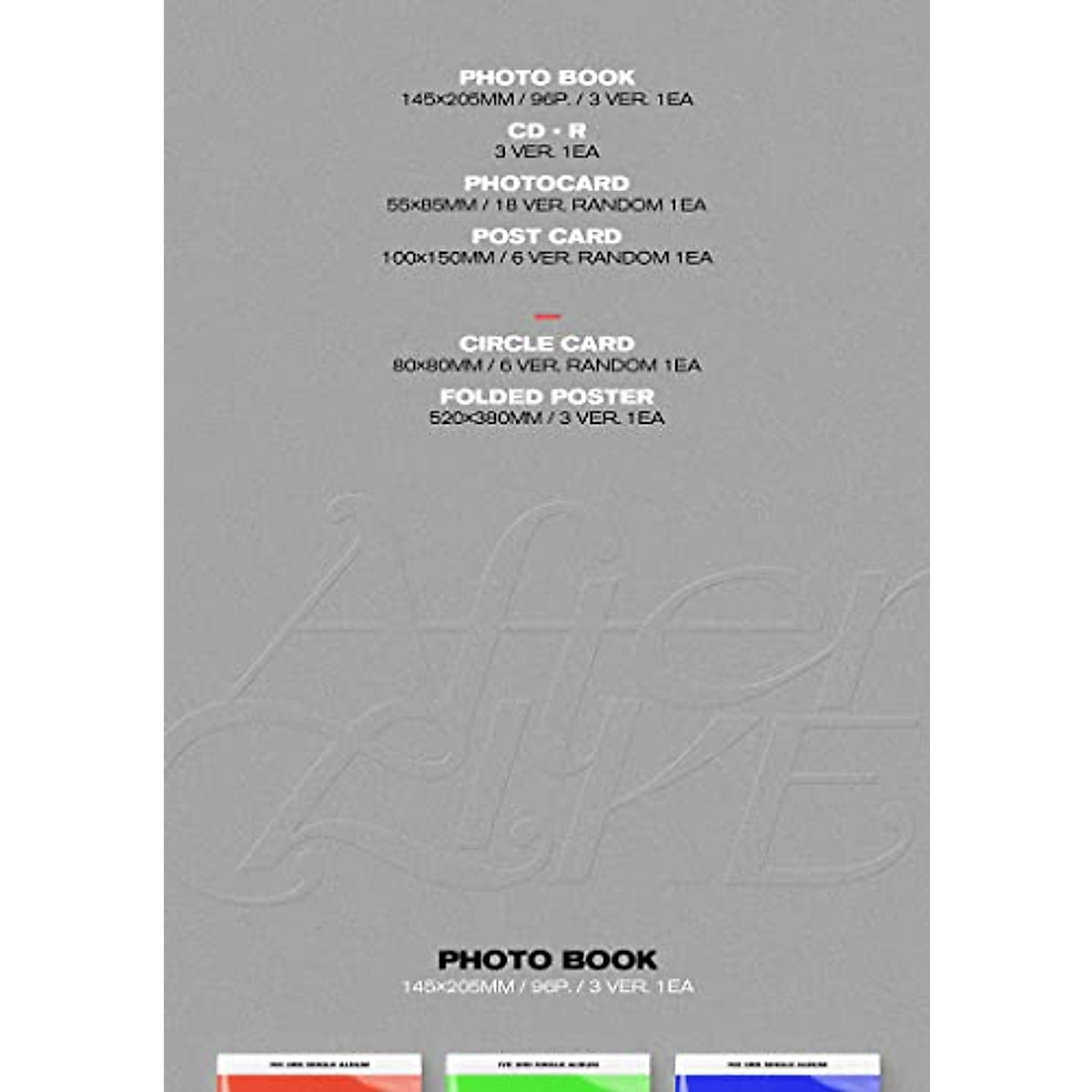 DREAMUS IVE After Like 3rd Single Album PHOTOBOOK Version CD+Folding Poster On Pack+Photobook+Photocard+Postcard+Tracking Sealed (VER.2)