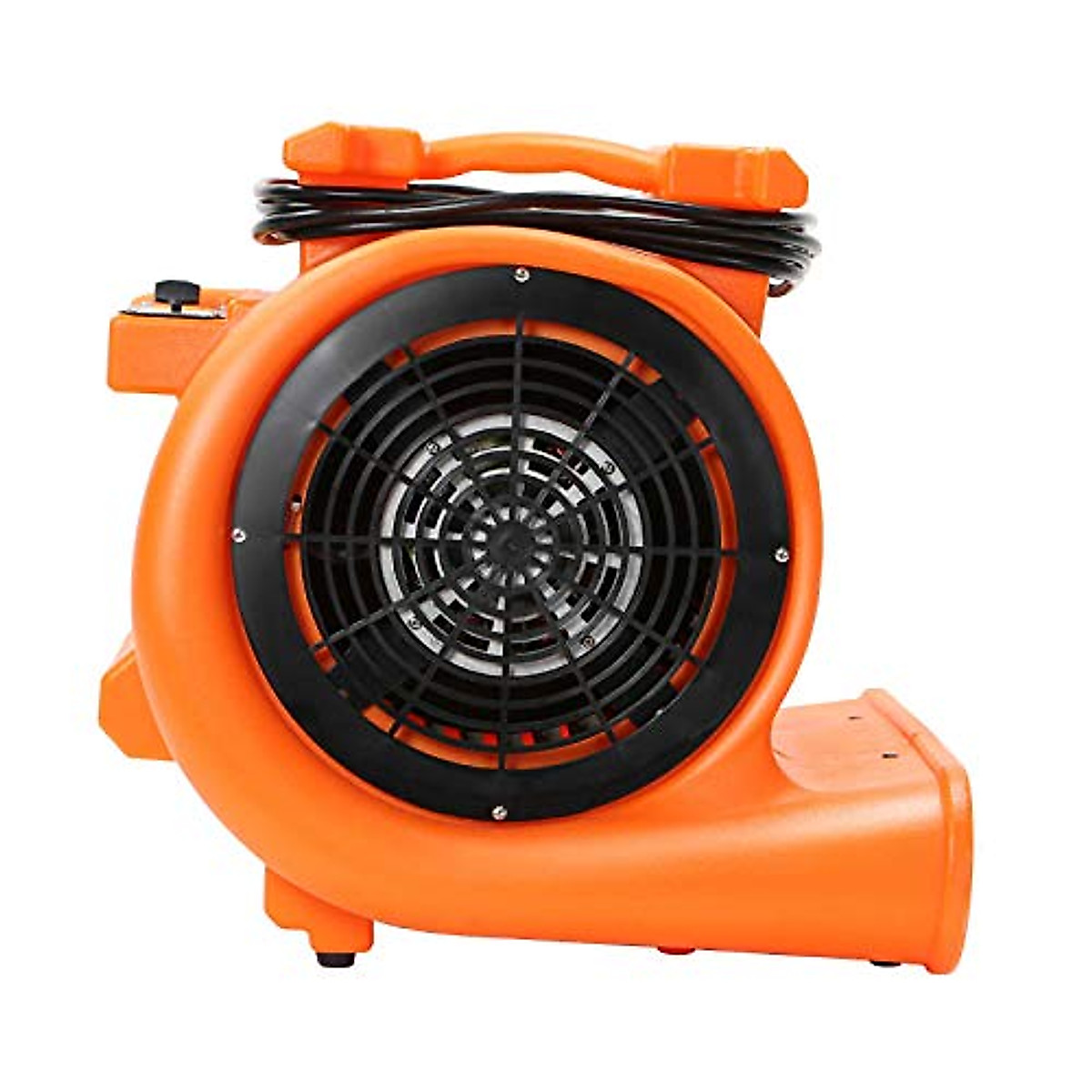 Dryser Air Mover Carpet Dryer 3 Speed 1 HP Industrial Floor Fan - Orange Stackable Carpet Drying Fan Floor Blower