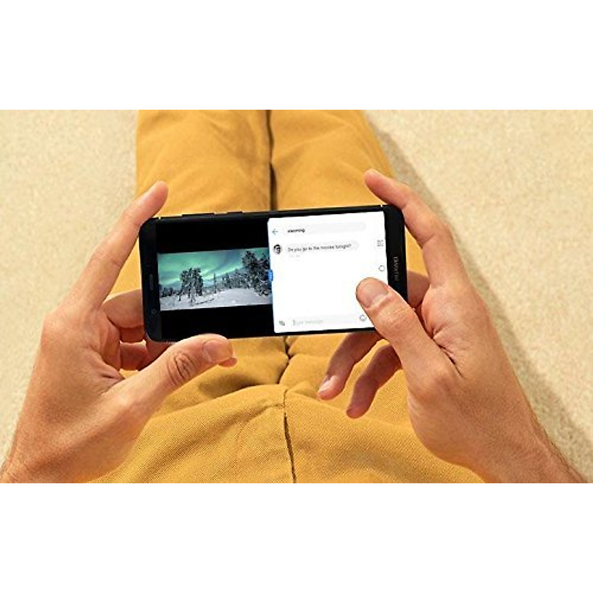 Huawei P Smart (32GB) 5.6" Fullview Display & Dual Camera's, 4G LTE Dual-SIM Factory Unlocked w/ Fingerprint Scanner FIG-L23 International Model, No Warranty (Black)