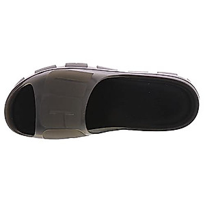 UGG Women's JELLA Clear Slide Sandal, Black, 7