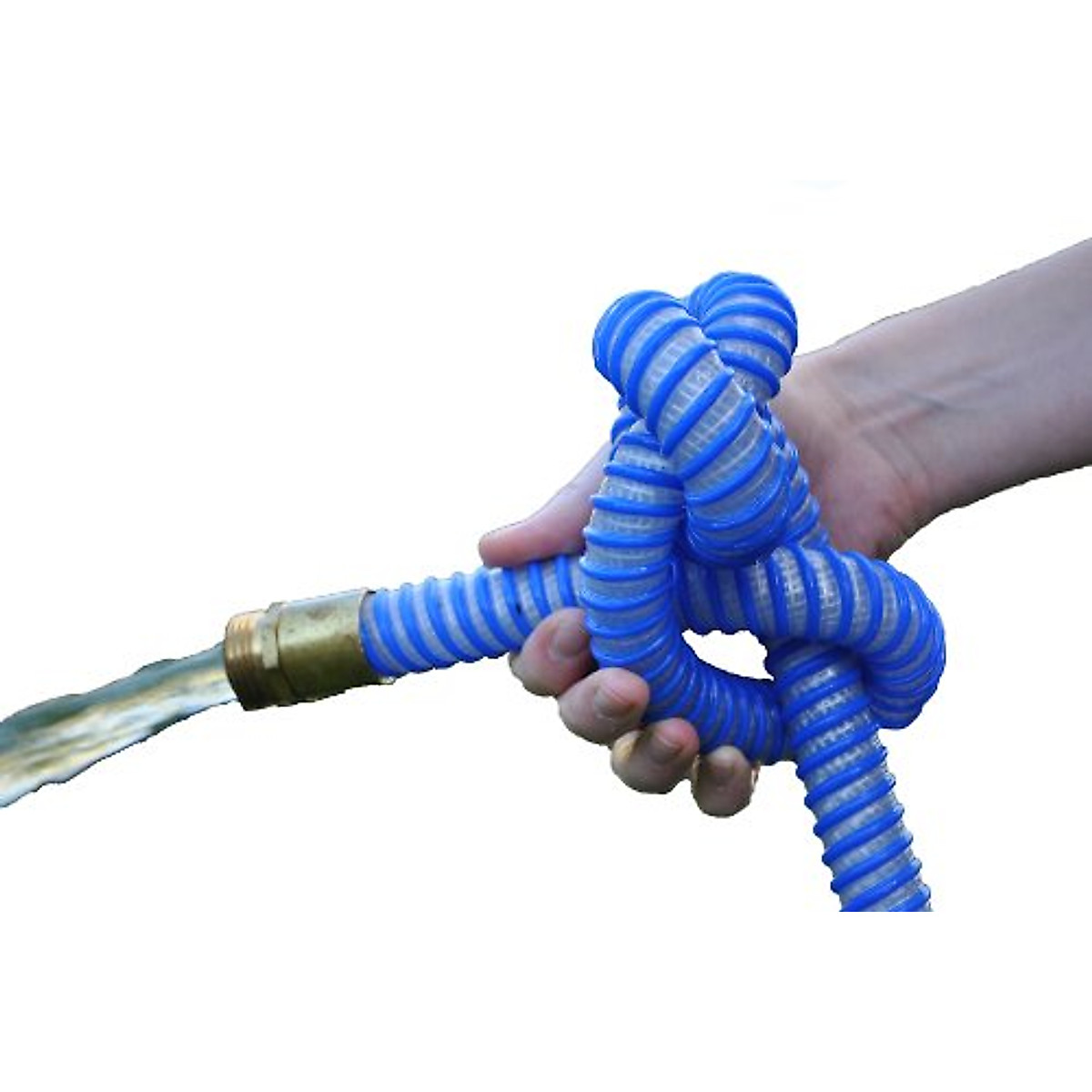 Tuff-Guard - 001-0106-0600 The Perfect Garden Hose, Kink Proof Garden Hose Assembly, Blue, 5/8" Male x Female GHT Connection, 5/8" ID, 50 Foot Length