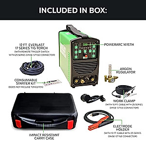 2021 PowerArc 161STH HF TIG Stick IGBT Welder 110/220v Dual Voltage