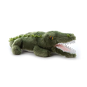 The Petting Zoo Alligator Stuffed Animal, Gifts for Kids, Wild Onez Zoo Animals, Green Alligator Plush Toy 16 inches