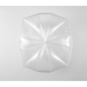 TYPLASTICS Trash Can Liner- Wholesale 1000 Count 7-10 Gallon 24" X 24" with 55 Gallon 36" x 60" - HD Garbage Bags 200 Count