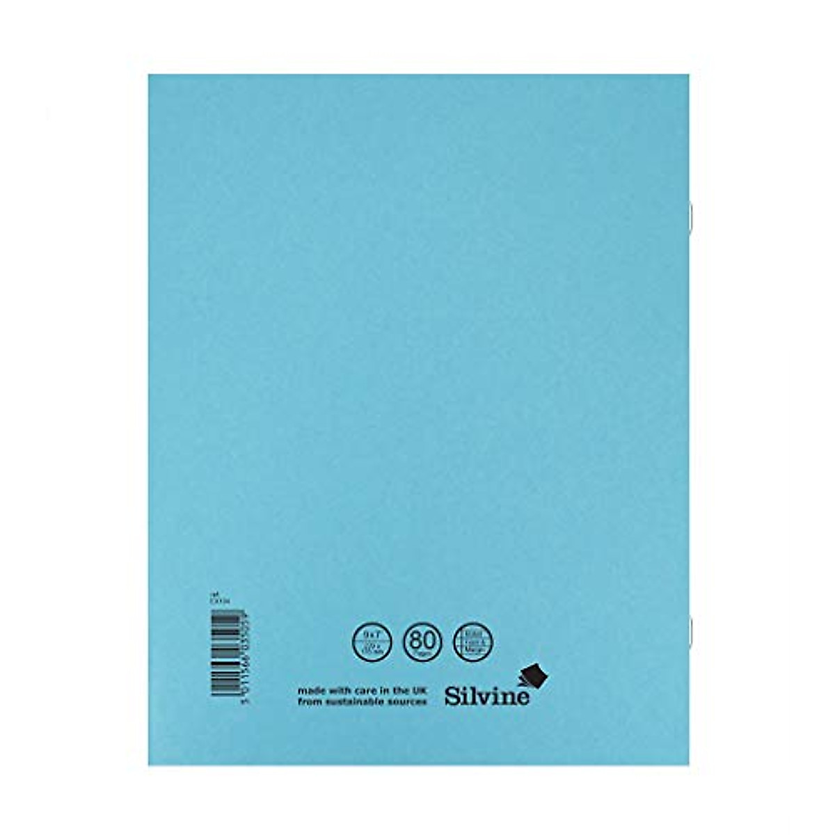 Silvine Exercise Book Ruled 229x178mm Blue (Pack of 10)