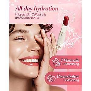 AMTS Tinted Lip Balm - 03 Toasty Rose | Hydrating Lip Butter, Moisturizing Lipstick | Daily Natural Lip Makeup for dry, cracked, chapped lips | korean beauty Lip Tint