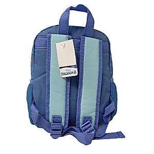 KBNL Disney Frozen 2 Elsa & Horse 12" Toddler Backpack, Blue, Small