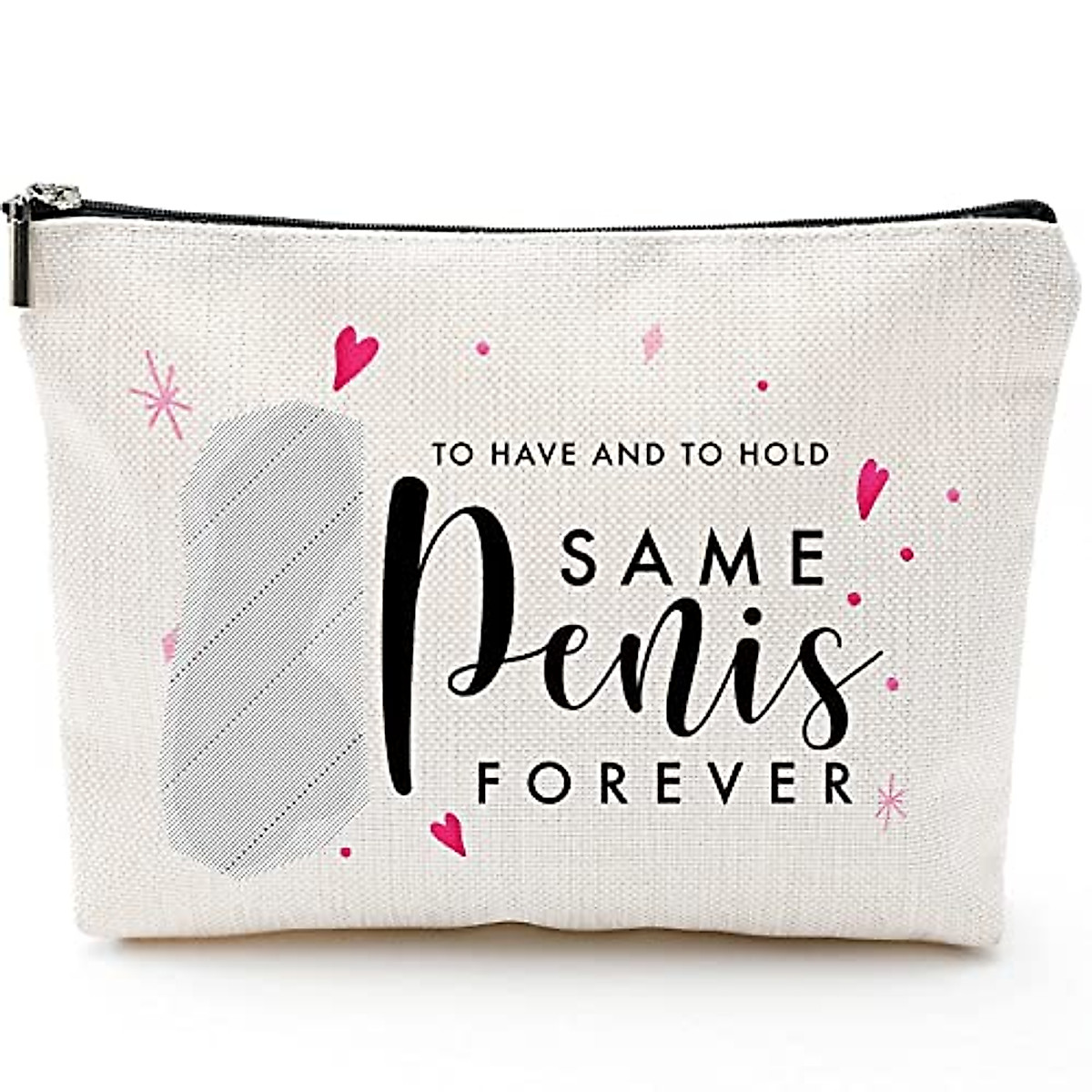 Bridal Shower Gift Ideas, Bachelorette Party Favors, Valentine's Day Gifts for Her Him, Fun Engagement Gifts, Makeup Travel Bag, Bridal Shower Gifts for Bride, Fun Bride Survival kit?Bride Makeup Bag