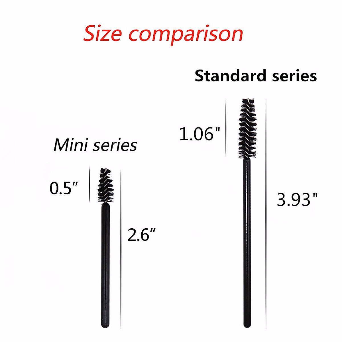 200 Pack Mascara Wands Mini Disposable Eyelash Brushes for Extensions Eye Lash Wand Brow Brush Makeup Tool Bulk, 4 Colors