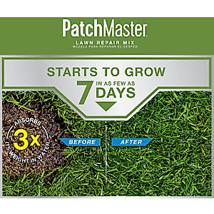 Scotts PatchMaster Lawn Repair Mix Tall Fescue Mix, Combination Grass Seed, Fertilizer, and Mulch, 4.75 lbs.
