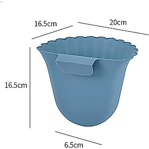 IJPQIJ Hanging Trash Can, Hanging Kitchen Trash Can, Hanging Trash Can for Kitchen Cabinet Door, Kitchen Under Sink Garbage Bin (2pcs-B)