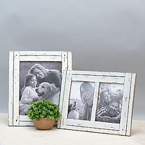 Foreside Home & Garden FFRD06209 5X7 Heartland Photo Frame White