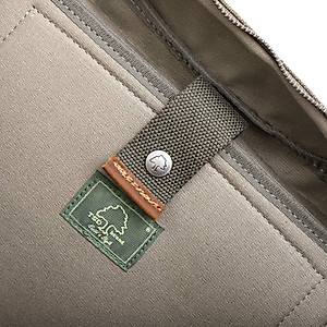 TSD Brand Valley Hill Canvas Backpack (Olive)