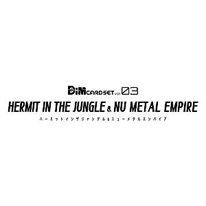 BANDAI Digimon Hermit in The Jungle and Nu Metal Empire DIM Cards DIM Card Expansions for The Vital Bracelet| Raise New Electronic Pets with These Vital Bracelet Cards