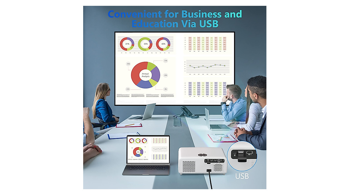 [Auto Focus/Keystone]Smart Projector 4K with Android TV.1200ANSI 4K ...