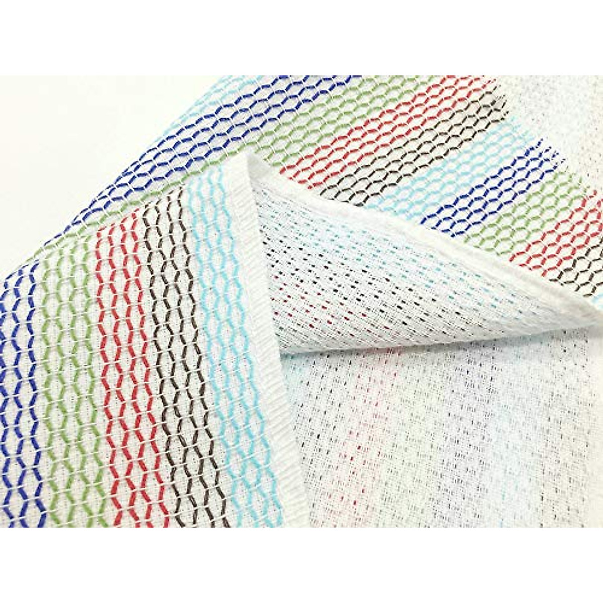 Mia'sDream Cleaning Rags Tidy Cotton Dish Cloths Dish Rags Cleaning Cloth, Absorbent Odor Free Dishcloths Kitchen Dish Towels, 13inch x 13inch 8 Pack Multi Colors